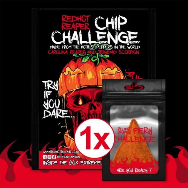 1x Chip Challenge Halloween - Red hot reaper - Chip Challenge