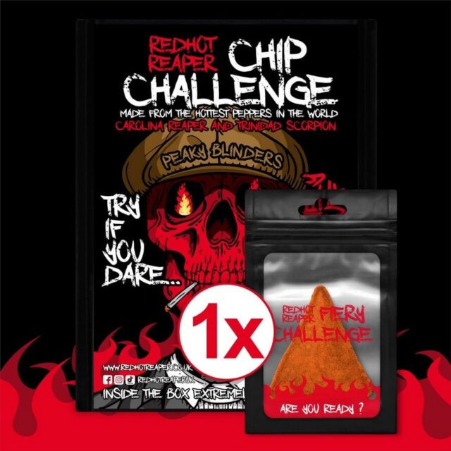 1x Chip Challenge Peaky Blinders - Red hot reaper - Chip Challenge