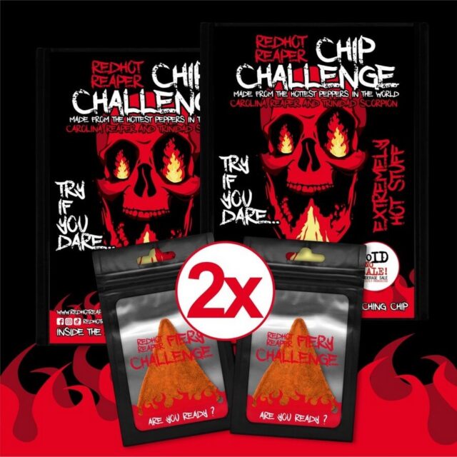 2x Chips Challenge Classic - Red hot reaper - Chip Challenge